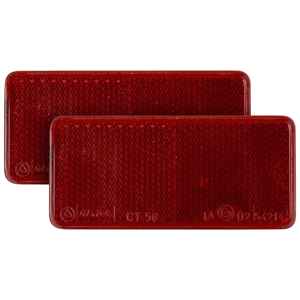 Självhäftande Reflex Röd 40x90 mm – Tejp med styva | Sagro